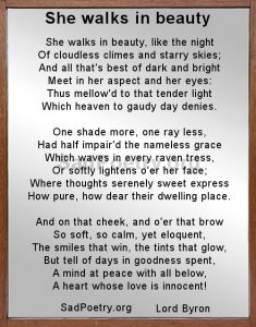 Lord Byron Poems | SadPoetry.org