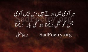 Har Aadmi Mein Hotay Hain Sadpoetry Org